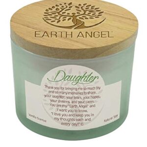 Earth Angel Natural Soy Candle Vanilla Fragrance 2-Wick 12 Ounce (Daughter)