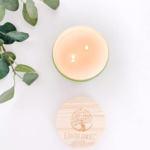 Earth Angel Natural Soy Candle Vanilla Fragrance 2-Wick 12 Ounce (Daughter)