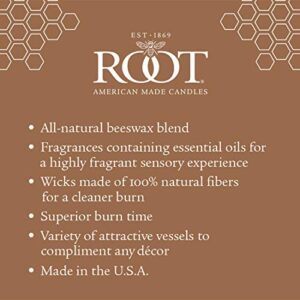 Root Candles Elements Collection Beeswax Blend Scented Candle, 5-Ounce, Earth