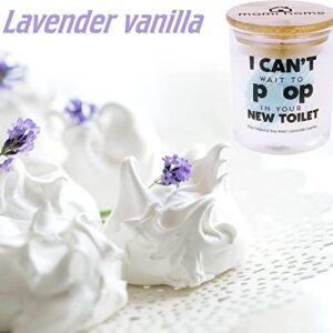 Funny Housewarming Gifts New Home - I Can't Wait To P*op In Your New Toilet Candles- Home Warming Gifts New Home Candle, New Apartment, New Homeowner Gifts, House Warming Gifts(Lavender Vanilla, 10oz)