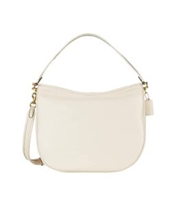 coach soft calf leather soft tabby hobo ivory one size