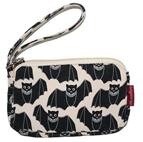 Bungalow 360 Canvas Clutch Coin Purse (BAT)