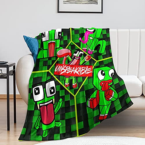 Anime Anti-Pilling Soft Plush Flannel Throw Blankets for Couch Sofa Bedding Living Room 50"x60"