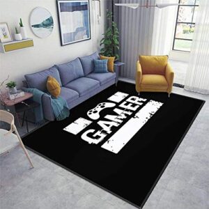 gamer video game player gaming area rugs non-slip floor mat doormats home runner rug carpet for bedroom indoor outdoor kids play mat nursery throw rugs yoga mat