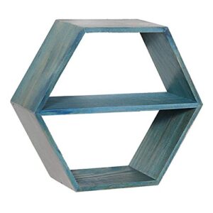 nc living room wall solid wood shelf hexagonal wall hanging partition creative geometric lattice background wall decorative frame