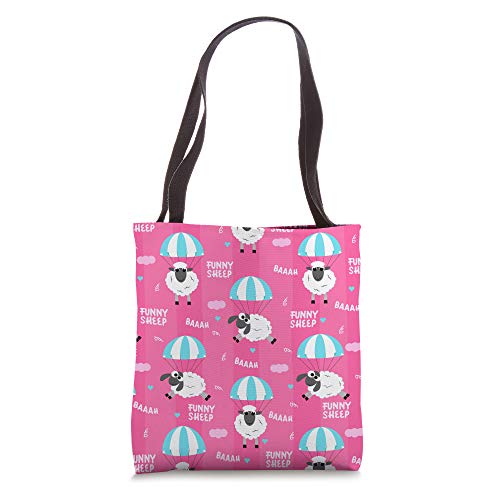 Sheep Baaah Lamb Shepherd Sheep Farmer Herding Gifts Tote Bag