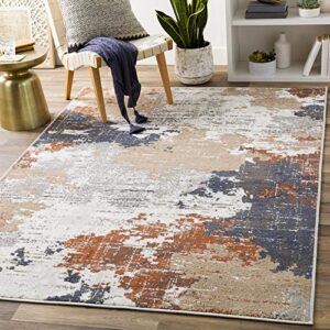 artistic weavers geneva area rug,6’7″ x 9′,terracotta