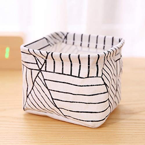 AKIWOS 2Pcs Toy Storage Basket, Cloth Storage Bin Durable Organizer for Desk, Office, Wardrobe to Storage Small Stuffs