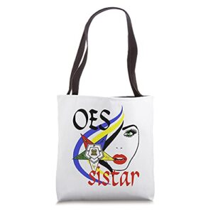 order of the eastern star oes ring sisterhood sistar diva tote bag