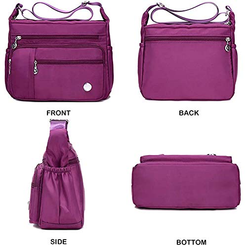 MINTEGRA Women Shoulder Handbag Roomy Multiple Pockets Bag Ladies Crossbody Purse Fashion Tote Top Handle Satchel