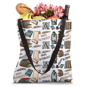 Writer Novel Author Biographer Writing Gifts Tote Bag