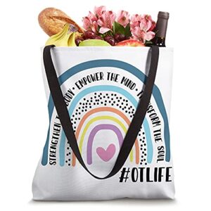 Occupational Therapist Rainbow Strengthen The Body Tote Bag