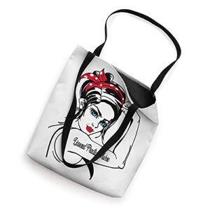 Licensed Practical Nurse LPN Rosie The Riveter Pin Up Tote Bag