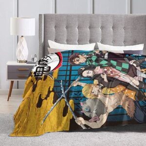 Unisex Throw Blanket Flannel Blankets for Bedding Couch Sofa Living Room Throws 60x80 in