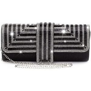 elda clutch purses for women evening bags sparkling formal party rhinestone purse wedding cocktail prom clutches