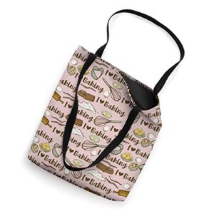 Baker Love Baking Lover Pastry Chef Gift Tote Bag