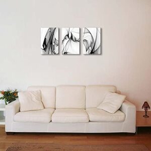 Black and White Abstract Line Art Canvas Print Painting Modern Wall Decor Artwork