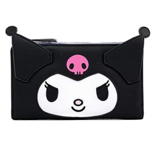 loungefly sanrio hello kitty kuromi cosplay flap wallet