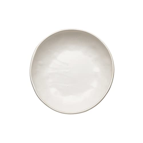 Creative Co-Op Stoneware Bowl w Reactive Glaze, Décor, Matte White,12 ounces