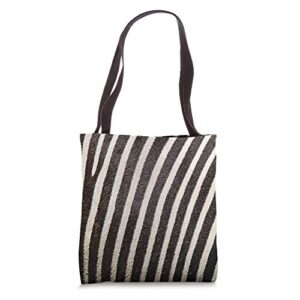 cool wild animal hide african zebra stripes tote bag