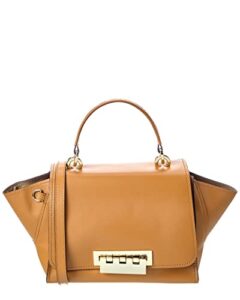 zac zac posen eartha top handle crossbody bag, camel