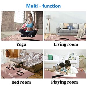 Eyelash Print Area Rug Custom Personalized Carpet for Living Room Yoga Bedroom Playing Room Camping 4'x5.2'