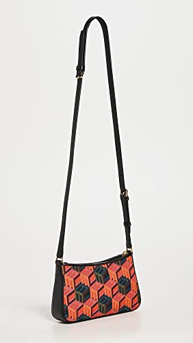 MCM Women's Cubic Logo Jacquard Mini Shoulder Bag, Multi, One Size