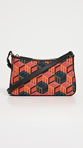 MCM Women's Cubic Logo Jacquard Mini Shoulder Bag, Multi, One Size