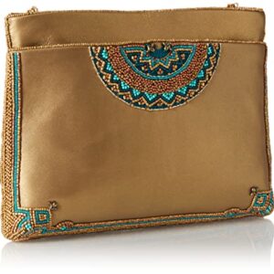 Mary Frances New Day Crossbody Clutch Handbag, Turquoise