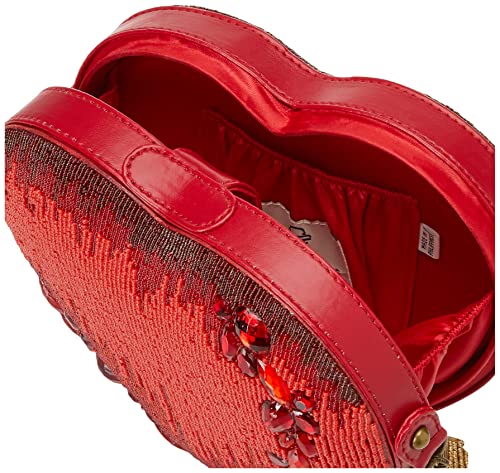 Mary Frances Fall in Love Top Handle Handbag, Red