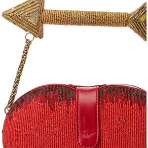 Mary Frances Fall in Love Top Handle Handbag, Red