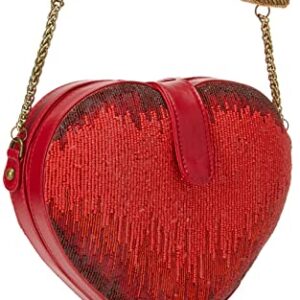 Mary Frances Fall in Love Top Handle Handbag, Red