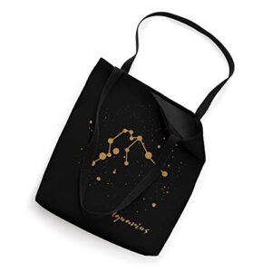 Aquarius Constellation Zodiac Star Sign Birthday Ideas Tote Bag