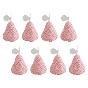 valiclud 8 pcs mini scented candles strawberry shaped aromatherapy candle decorative fragrance candle for table scatter photo booth props pink