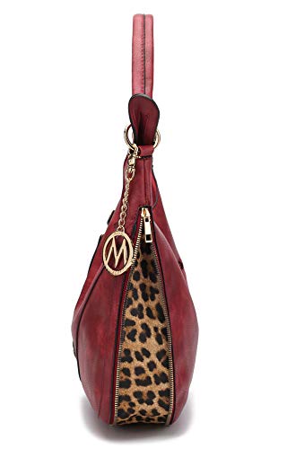 MKF Fashion Hobo Bag for Women – PU Leather Top Handle Handbag Purse – Crossbody Shoulder Strap Lady Pocketbook Lisanna Apricot