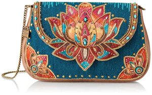 mary frances women lotus shoulder bag, multi, one size us