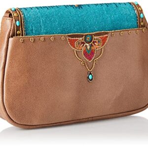 Mary Frances Women Lotus Shoulder Bag, Multi, One Size US