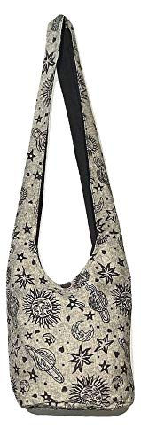 Original Collections Celestial Cross Body Shoulder Bag Purse in Gray