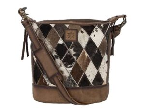 sts ranchwear diamond mail bag cowhide one size