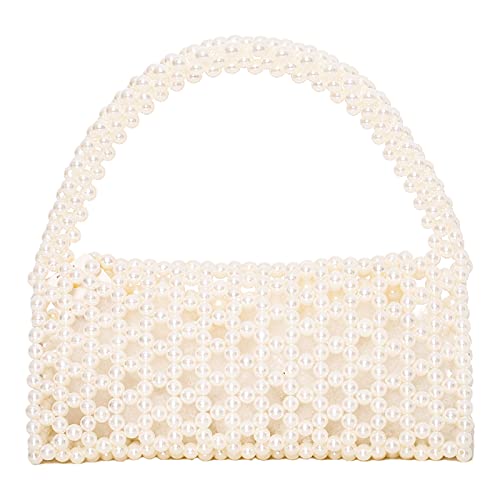 Grandxii Pearl Bag Clutch purse Handbag Bucket Bag Wedding Party Evening Party Bag For Women With Pearl