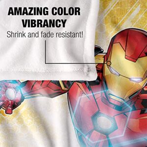 Marvel Iron Man Highly Rendered Silky Touch Super Soft Throw Blanket 50" x 60"