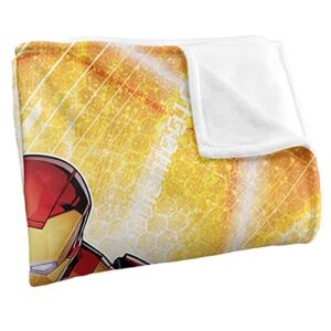 Marvel Iron Man Highly Rendered Silky Touch Super Soft Throw Blanket 50" x 60"