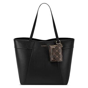 nine west womens sunnyside tote carryall, black, one size us