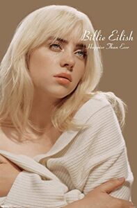 trends international billie eilish-cover wall poster, 22.375″ x 34″, premium unframed version, bedroom