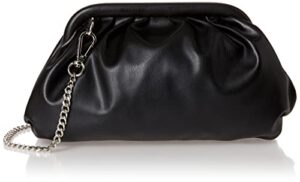 steve madden breslin clutch crossbody bag, black