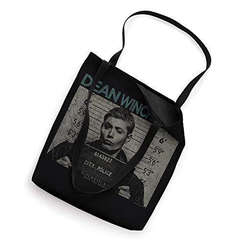 Supernatural Dean Mug Shot Tote Bag