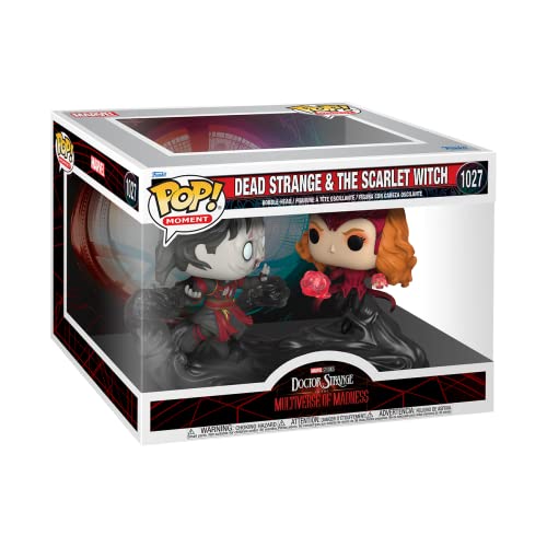 Funko Pop! Moment Marvel: Doctor Strange Multiverse of Madness - Dead Strange and Scarlet Witch, Multicolor, 60915