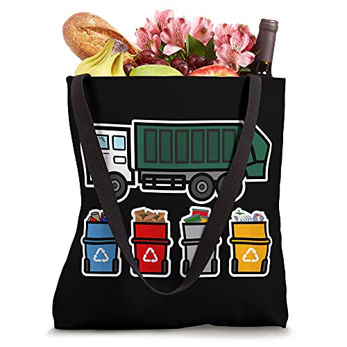 Recycling Truck T apparel Kids Gift Garbage Truck Tote Bag