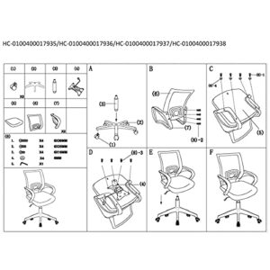 Geniqua Ergonomic Office Chair Mesh Desk Chair Computer Chair Lumbar Support Modern Rolling Adjustable Swivel Task Chair for Home Office, Purple