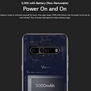 LG V60 ThinQ 5G LM-V600AM 128GB GSM Unlocked 6.8" P-OLED DisplayTriple 64MP+13MP+0.3MP Camera Phone Classy Blue